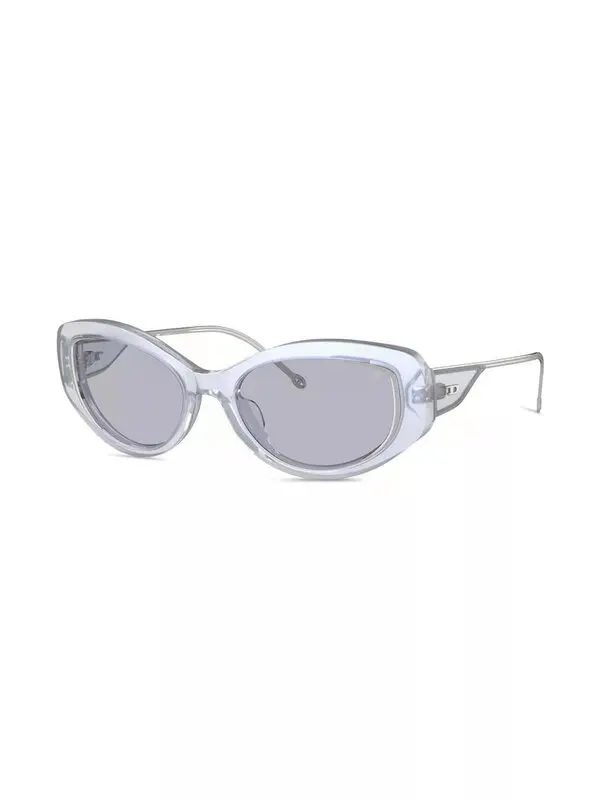 DIESEL® Logo-plaque Cat-eye Sunglasses