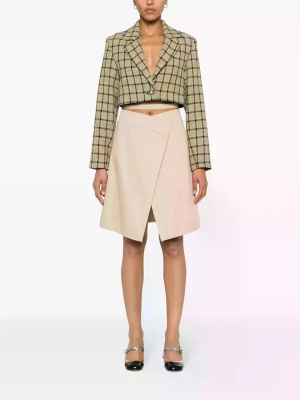 PATOU Wrap-design Cotton Skirt