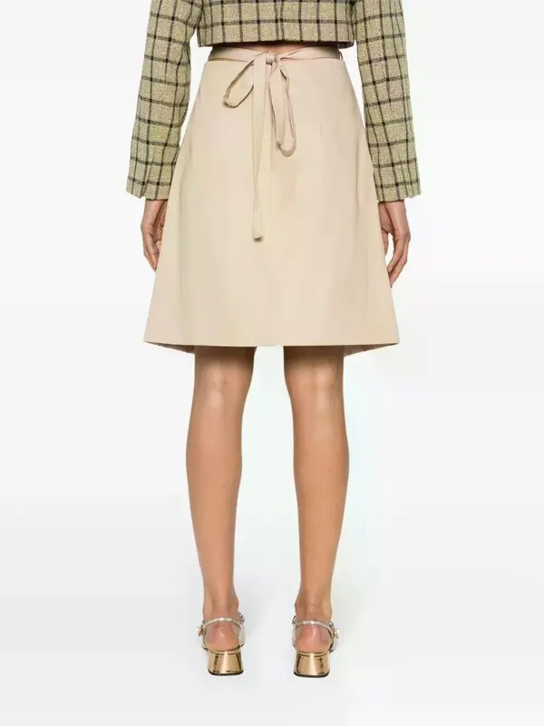PATOU Wrap-design Cotton Skirt