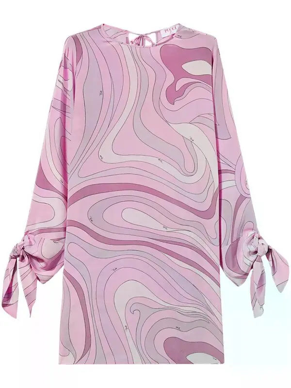Emilio Pucci Abstract-pattern Print Mini Dress