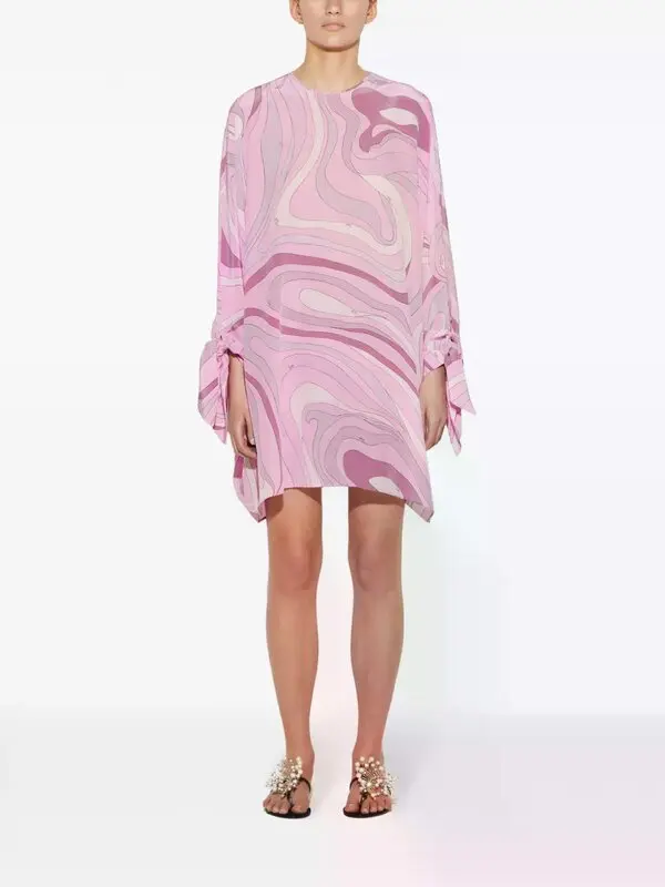Emilio Pucci Abstract-pattern Print Mini Dress