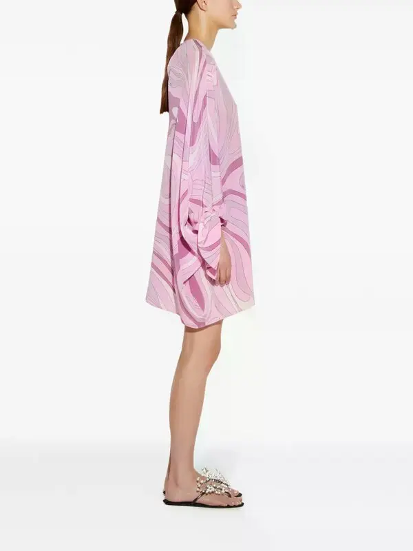 Emilio Pucci Abstract-pattern Print Mini Dress