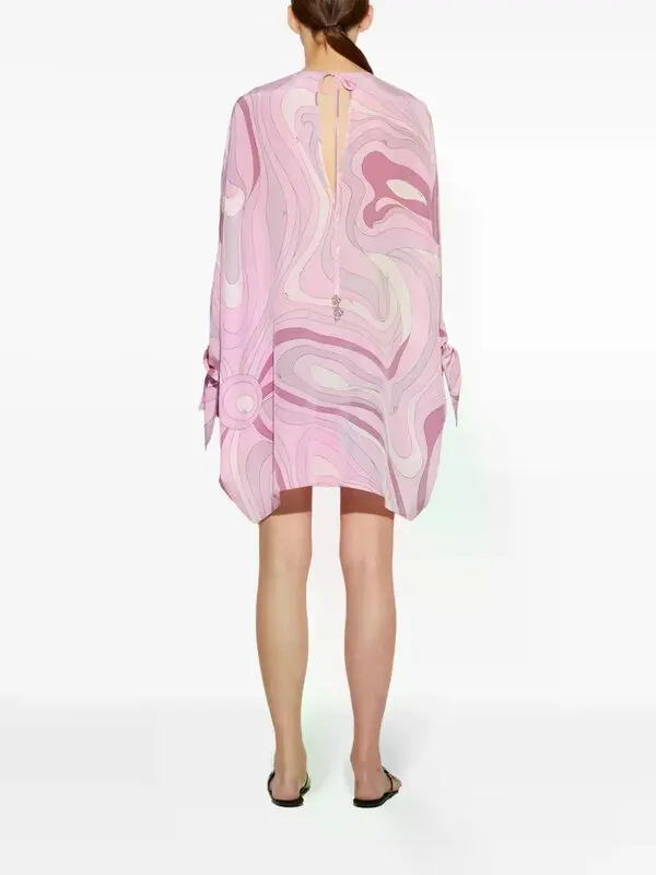 Emilio Pucci Abstract-pattern Print Mini Dress