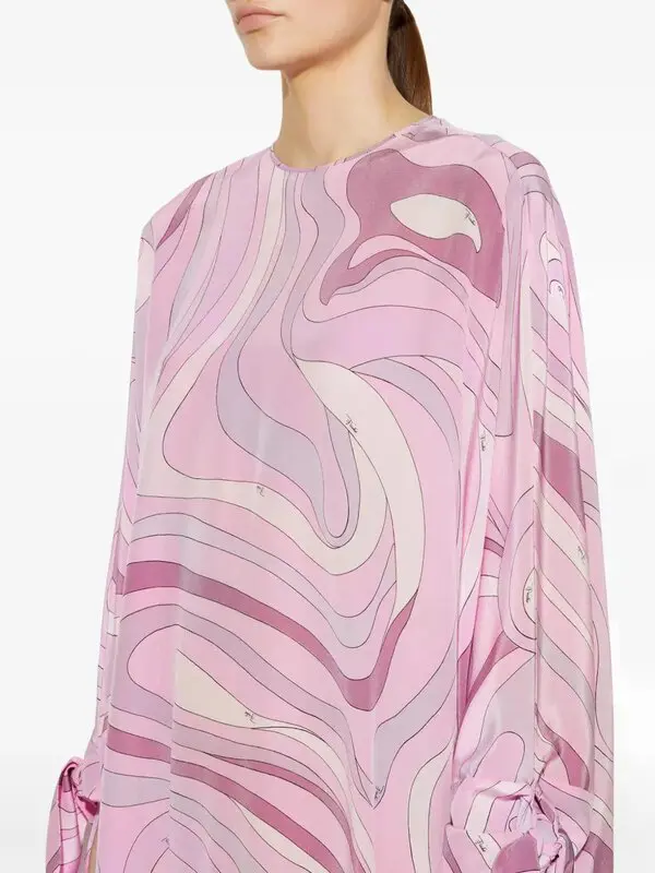 Emilio Pucci Abstract-pattern Print Mini Dress