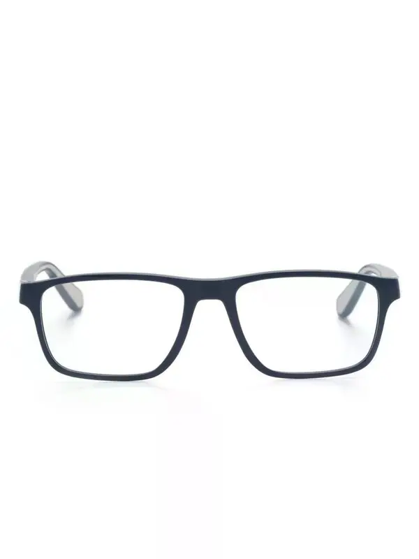 Emporio Armani Rectangle-frame Glasses - Blue