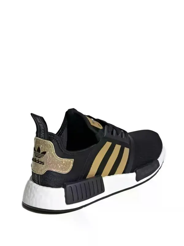 Adidas Nmd R1 Sneakers With Gold Detailing - Black
