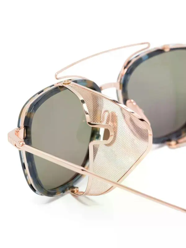 Thom Browne Tortoiseshell-effect Sunglasses - Pink