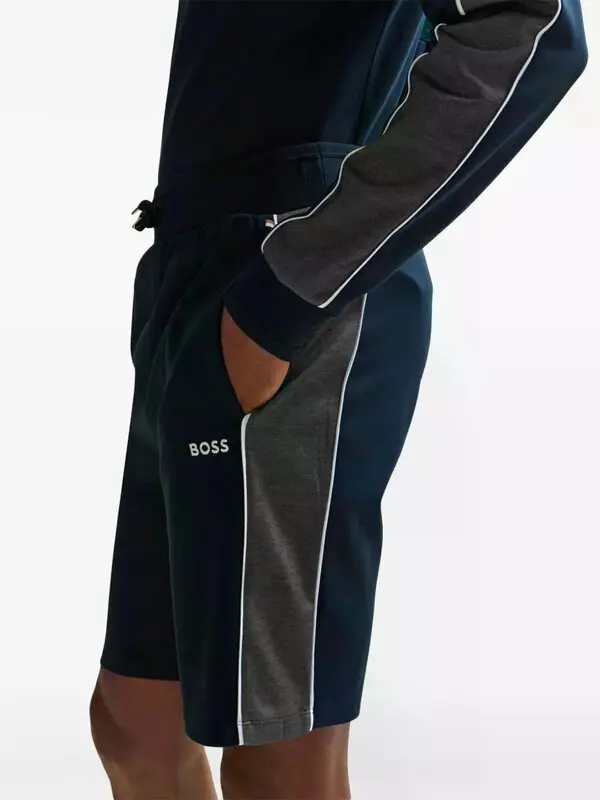 BOSS Logo-embroidered Track Shorts