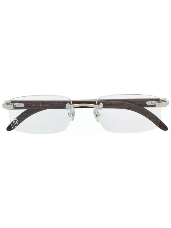 Cartier Rectangular-frame Glasses