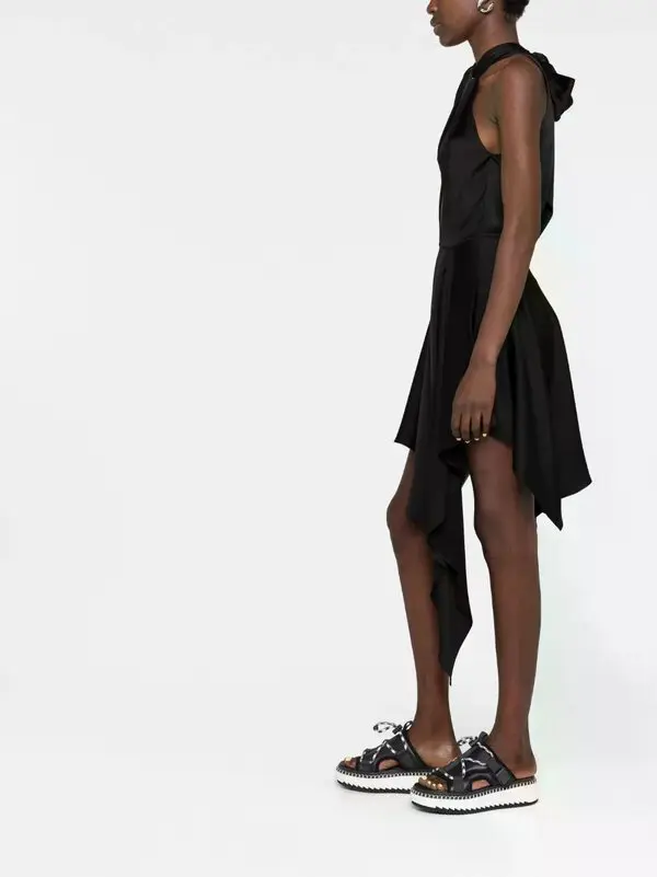 Stella McCartney Asymmetric Halterneck Dress