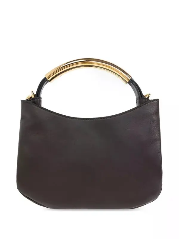 Moschino Leather Tote Bag - Brown