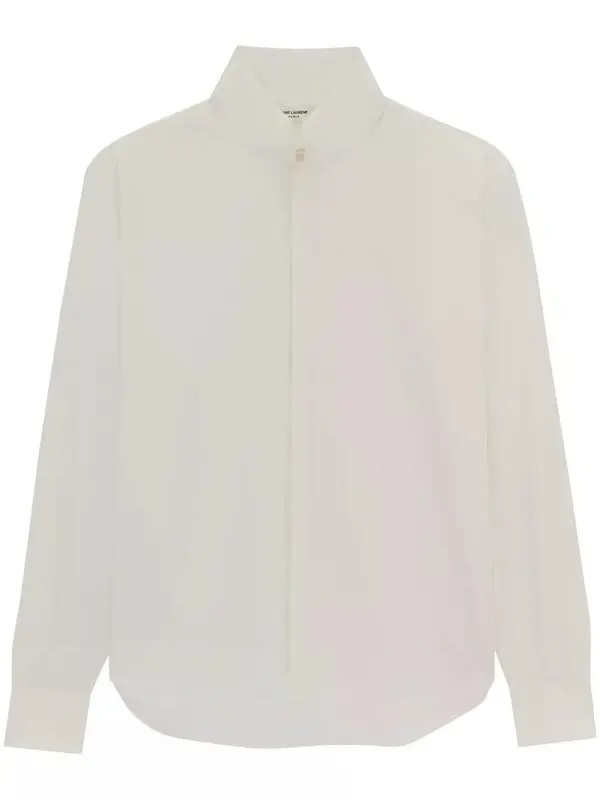 Saint Laurent Classic-collar Cotton Shirt