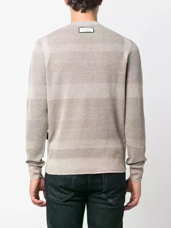 Philipp Plein Skull & Bones Wool-blend Jumper