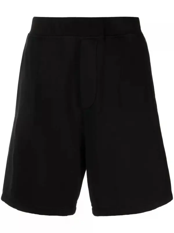 Dsquared2 Logo-print Cotton Track Shorts - Black