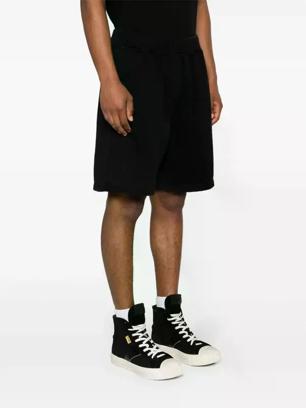 Dsquared2 Logo-print Cotton Track Shorts - Black