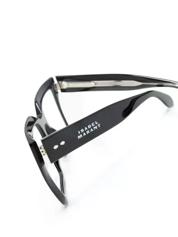 Isabel Marant Oversized Frame Glasses - Black