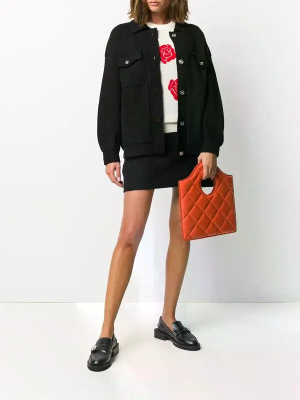 BARRIE Contrast-stitching Denim-effect Jacket