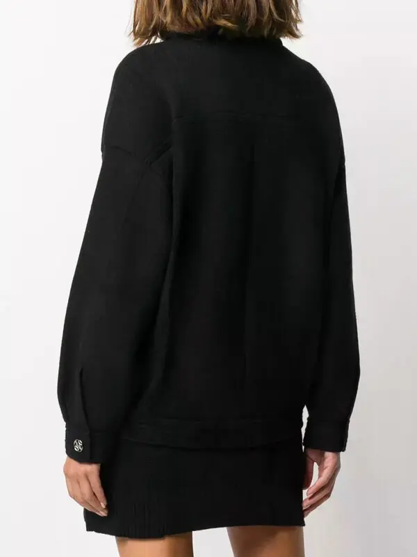 BARRIE Contrast-stitching Denim-effect Jacket