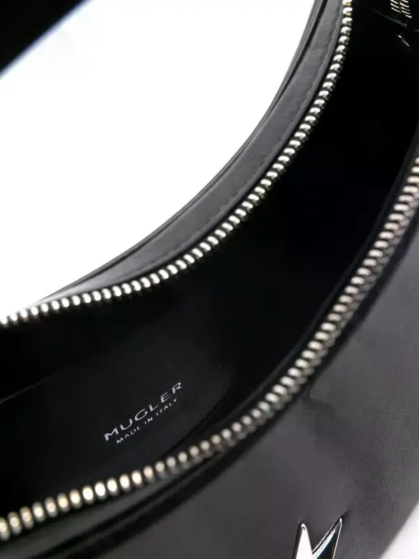 MUGLER Zenith Leather Shoulder Bag