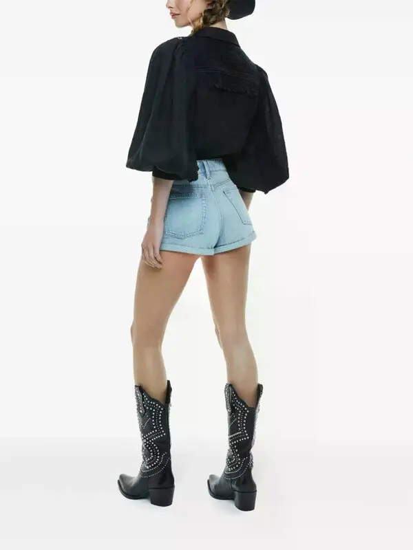 Alice + Olivia Venty Linen Shirt