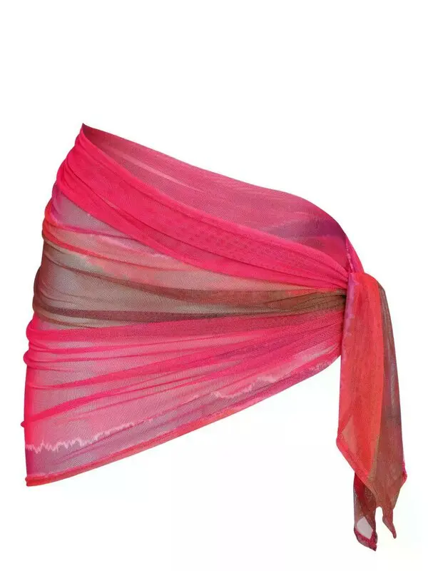 AMIR SLAMA X Jade Picon Tulle Sarong - Pink