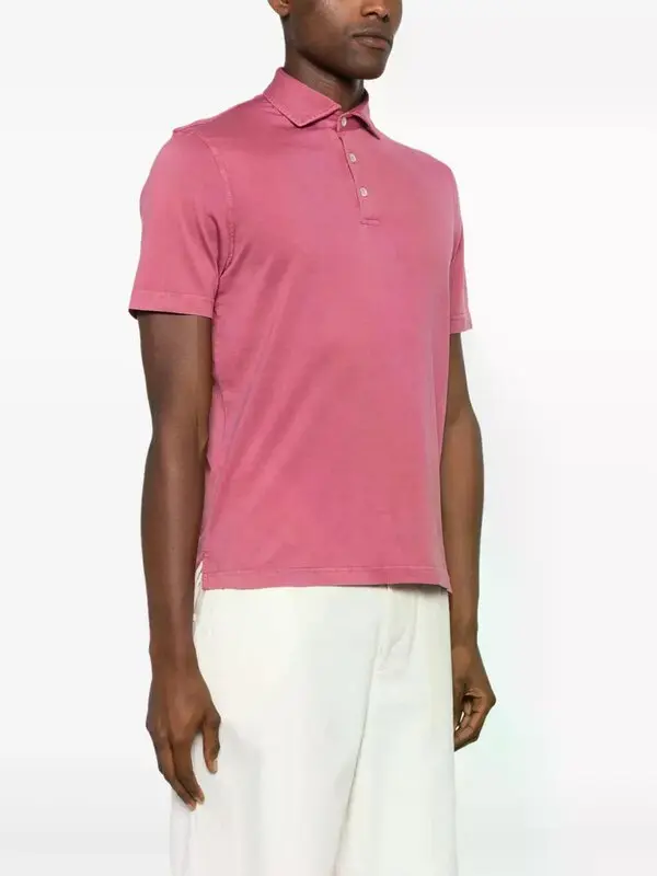 Fedeli Short-sleeve Cotton Polo Shirt