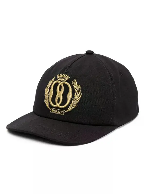 Bally Logo-embroidered Cotton Baseball Cap - Black