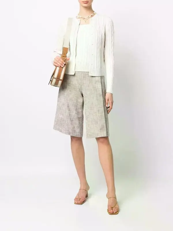 Ralph Lauren Cable-knit Scoop-neck Top