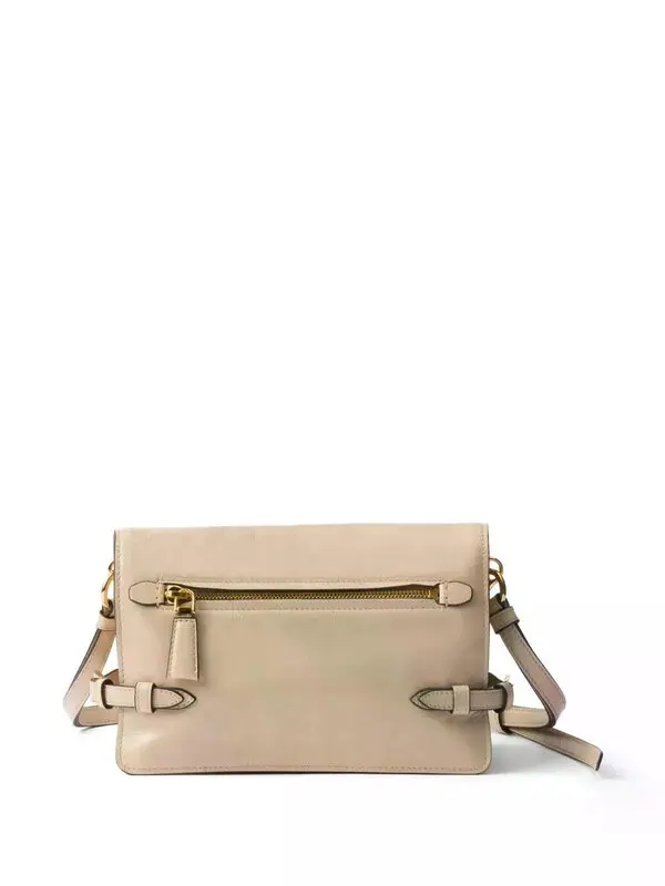 Prada Leather Shoulder Bag - Neutrals