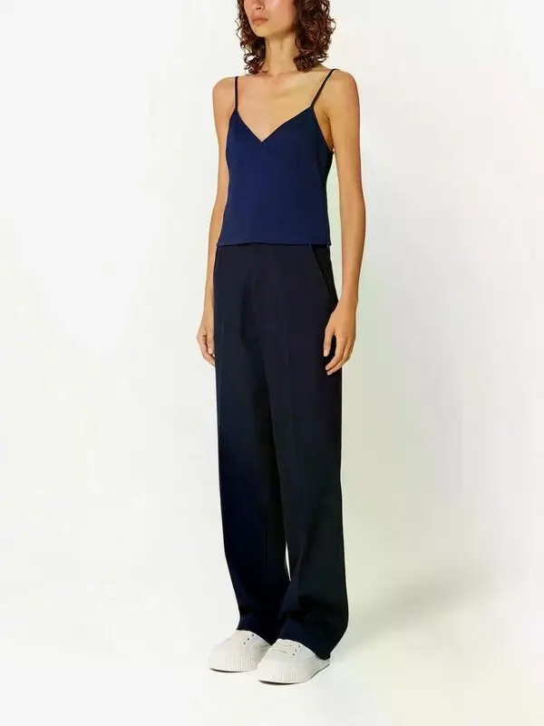 AMI Paris V-neck Camisole Top - Blue