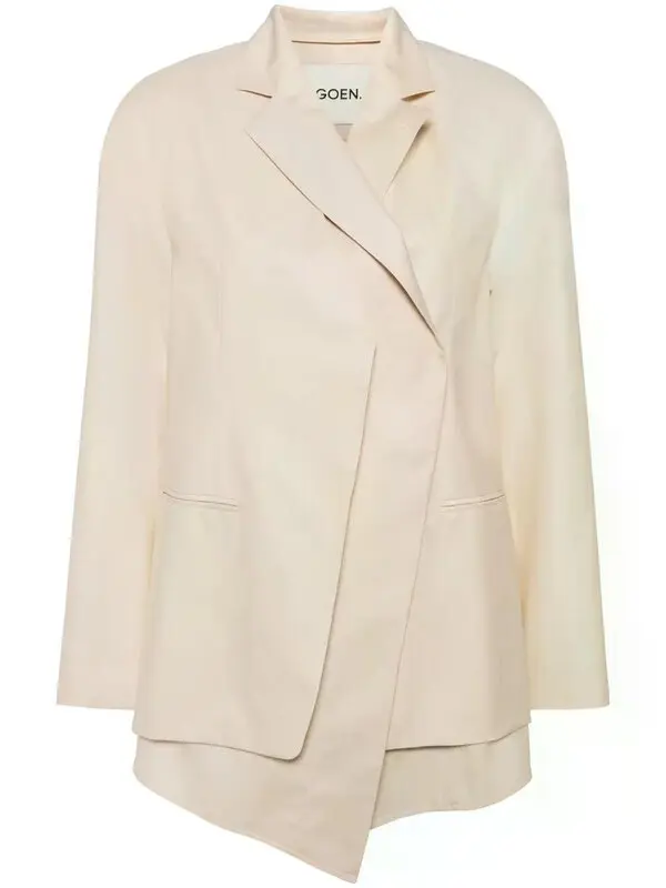 Goen.j Layered Single-breasted Blazer