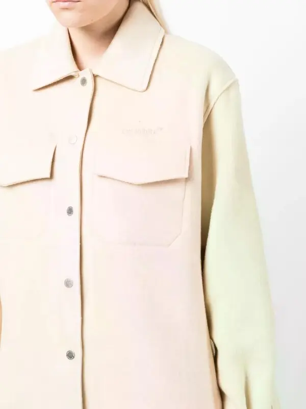 Off-White Embroidered-logo Shirt Jacket