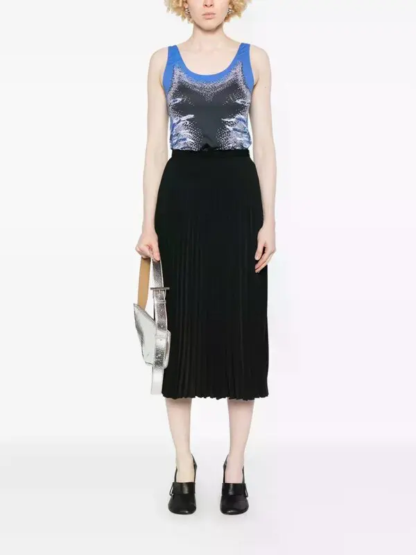 MAISON MARGIELA Pleated Midi Skirt