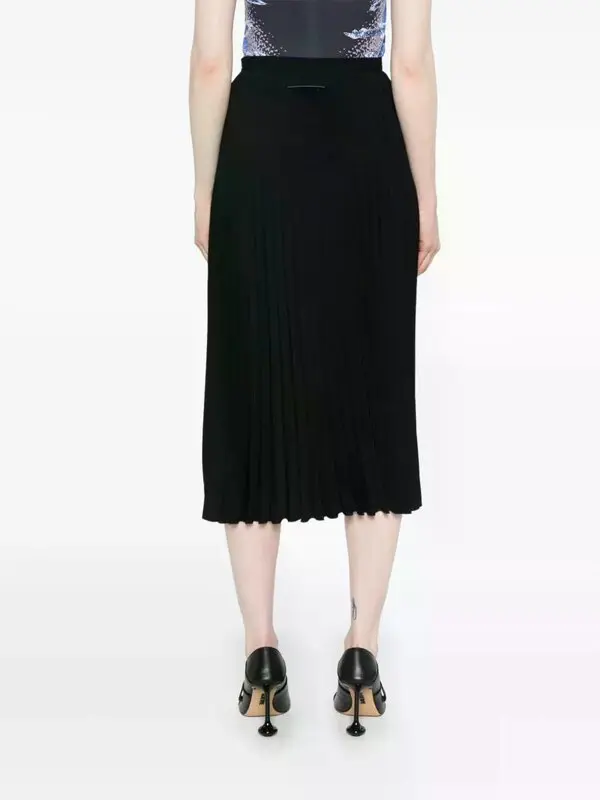 MAISON MARGIELA Pleated Midi Skirt