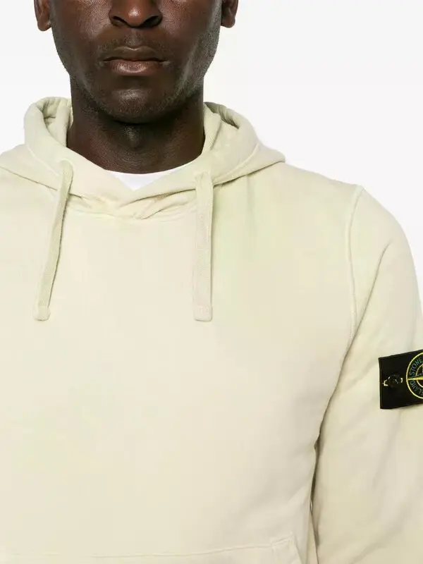 Stone Island Compass-badge Hoodie - Neutrals