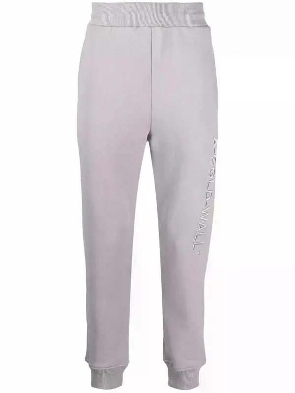 A-COLD-WALL* Embossed Logo Trackpants - Grey