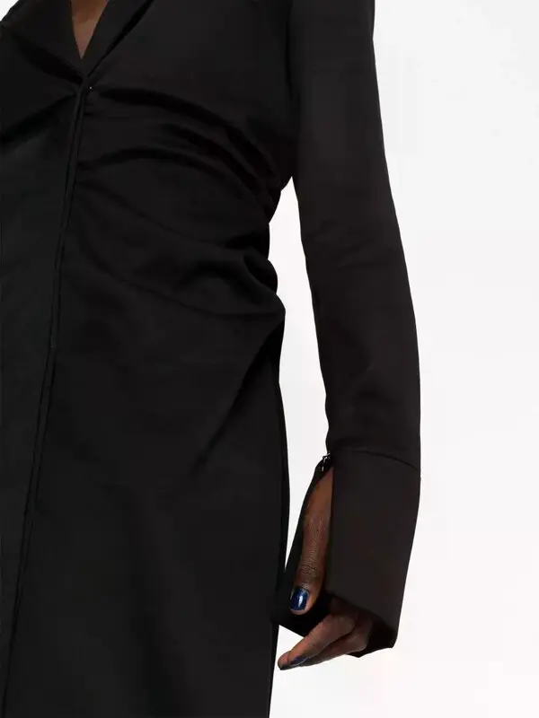 TOM FORD Tailored Ruched Midi Dress
