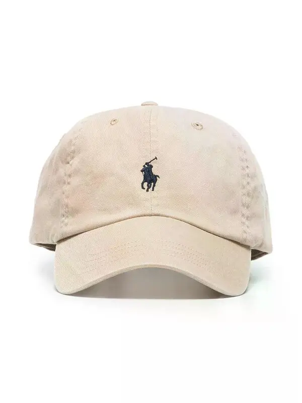 Polo Ralph Lauren Cotton Baseball Cap With Embroidered Logo - Neutrals