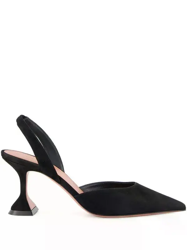 Amina Muaddi 70mm Holli Slingback Pumps