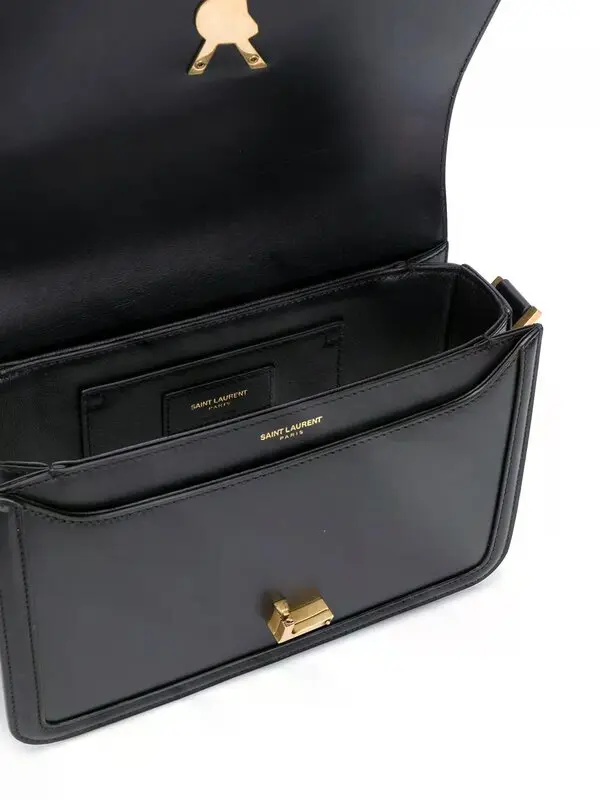 Saint Laurent Monogram Leather Shoulder Bag
