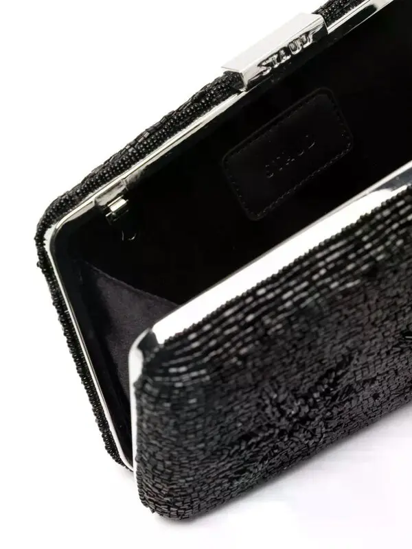 Staud Carmella Beaded Clutch Bag