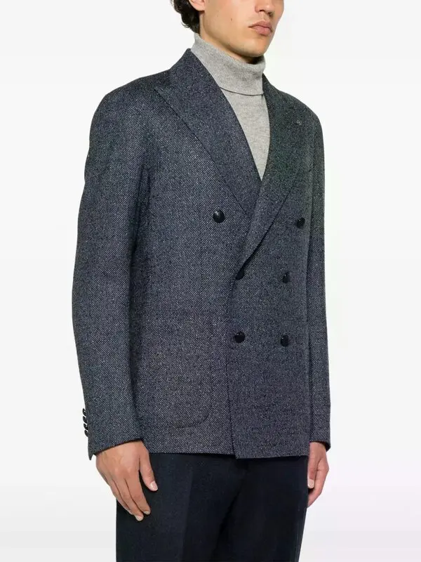 Tagliatore Double-breasted Blazer - Blue