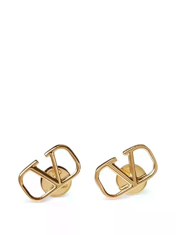 Valentino Garavani Vlogo Signature Metal Stud Earrings