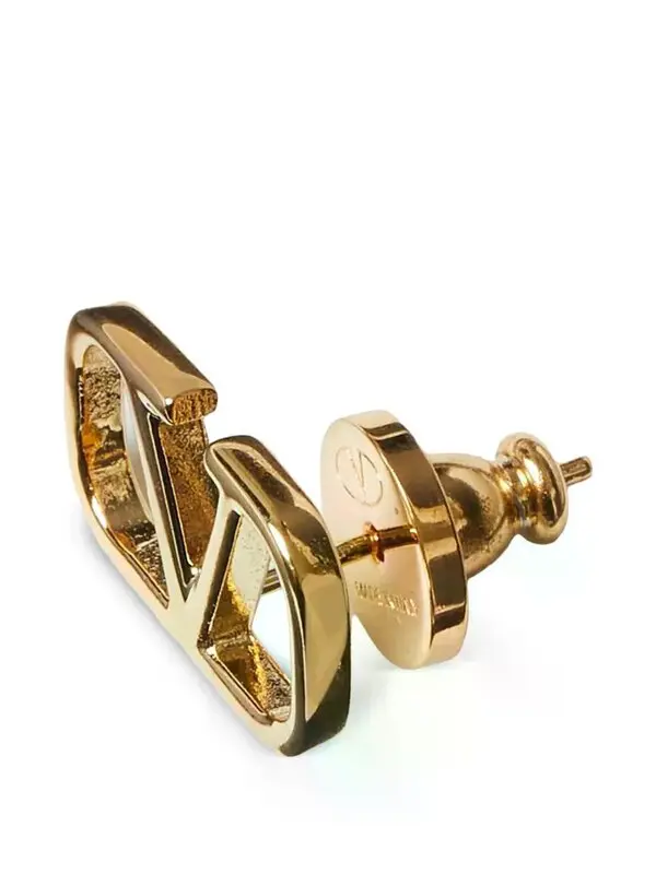 Valentino Garavani Vlogo Signature Metal Stud Earrings