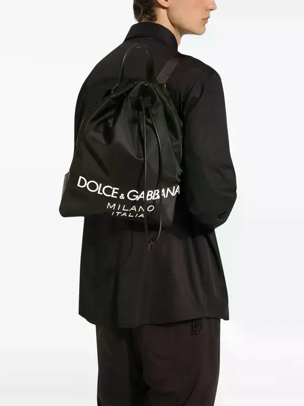Dolce & Gabbana Logo-print Backpack - Black