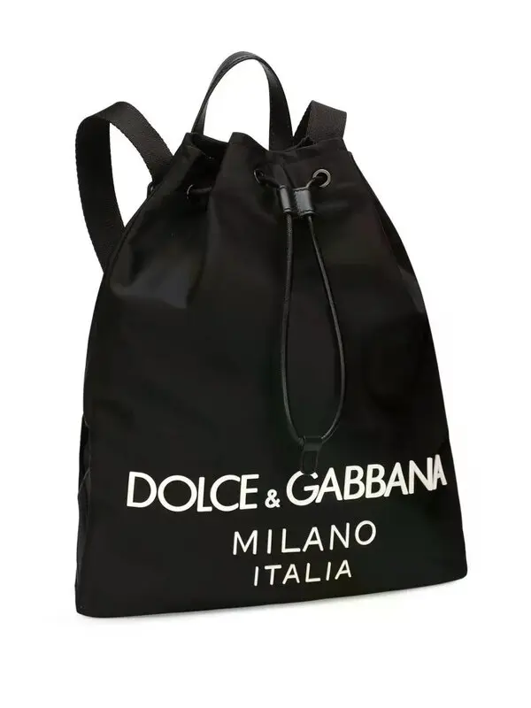 Dolce & Gabbana Logo-print Backpack - Black