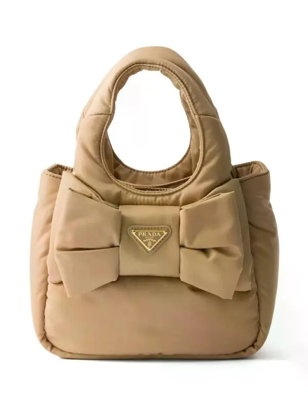 Prada Padded Re-nylon Mini Bag - Neutrals