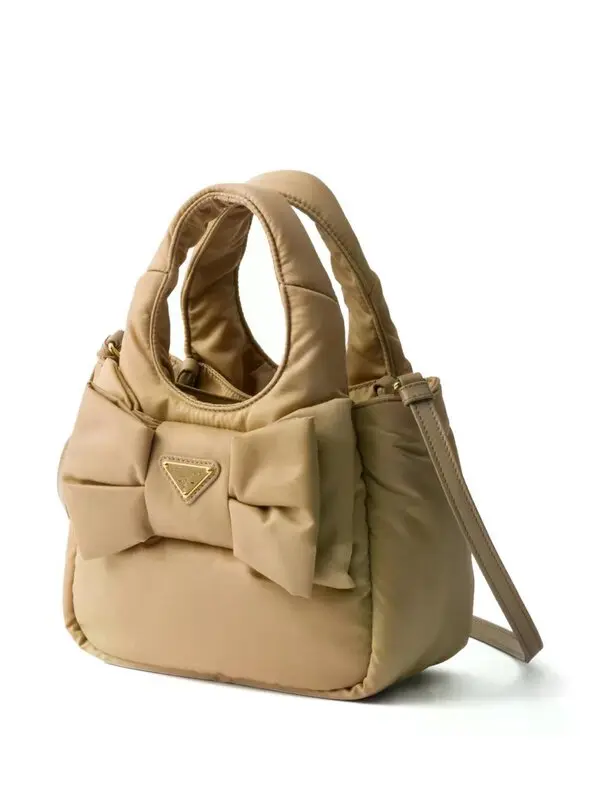 Prada Padded Re-nylon Mini Bag - Neutrals