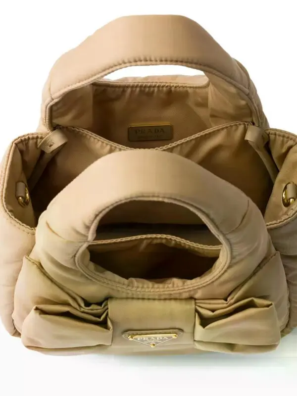 Prada Padded Re-nylon Mini Bag - Neutrals