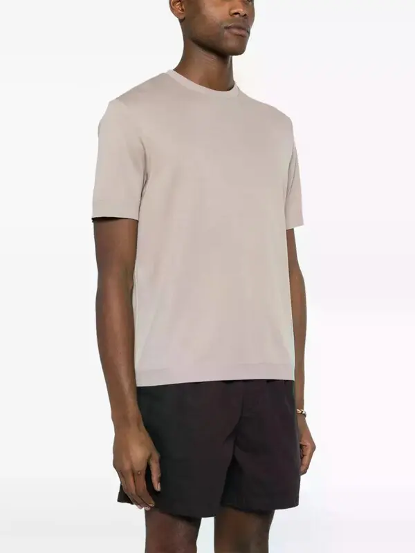 Herno Logo-plaque Cotton T-shirt